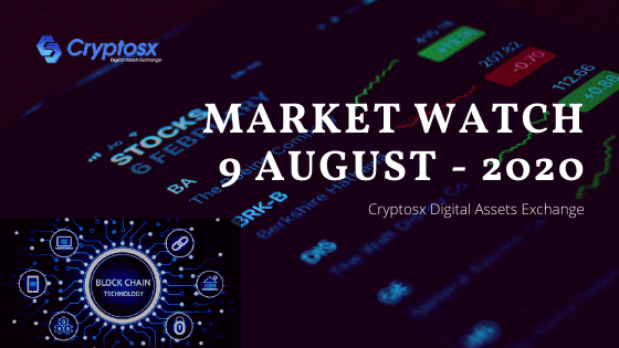 Market Watch – 9 August 2020 | Cryptosx